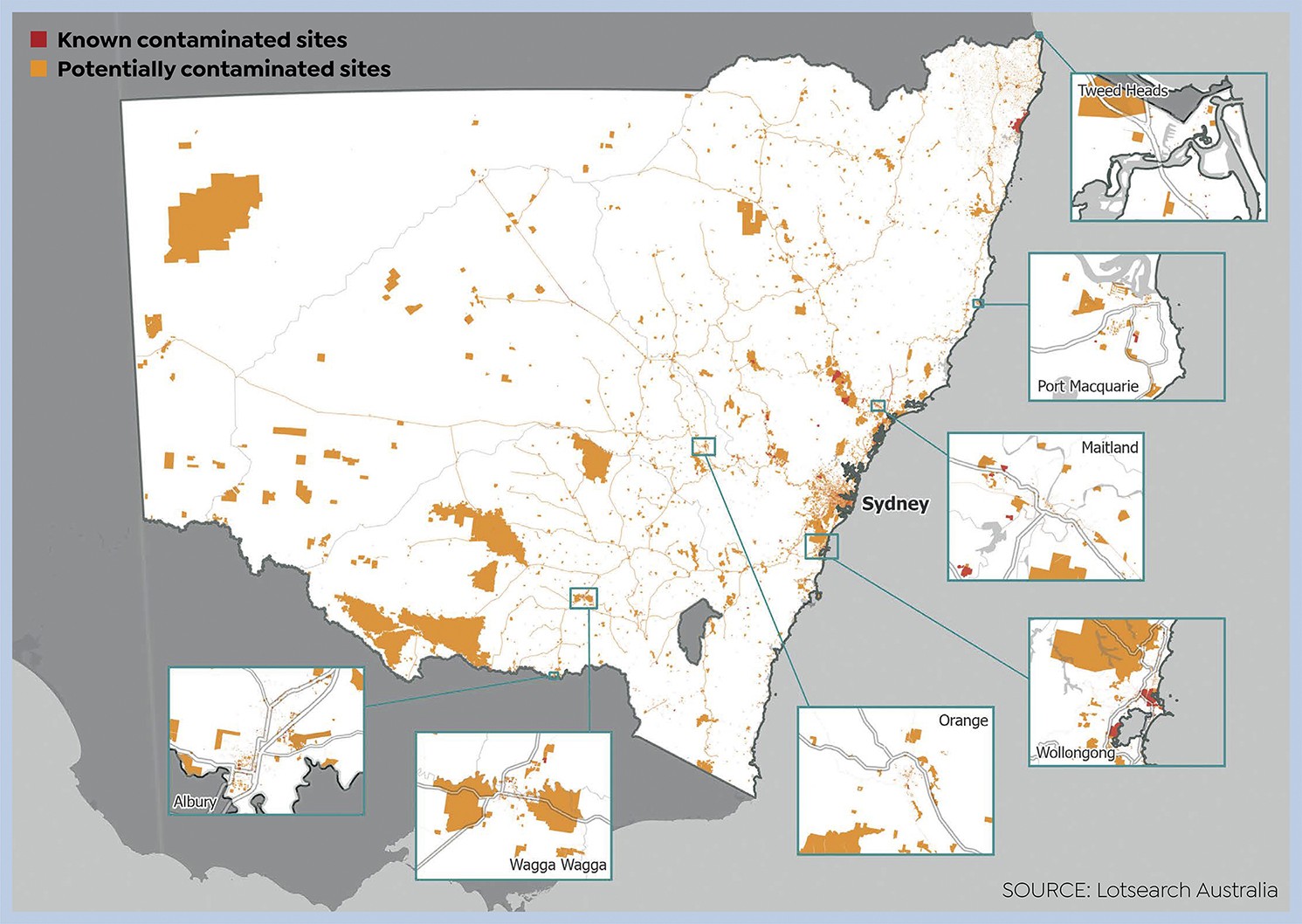 Contamination sites mapped out - and how the States are ramping up ...