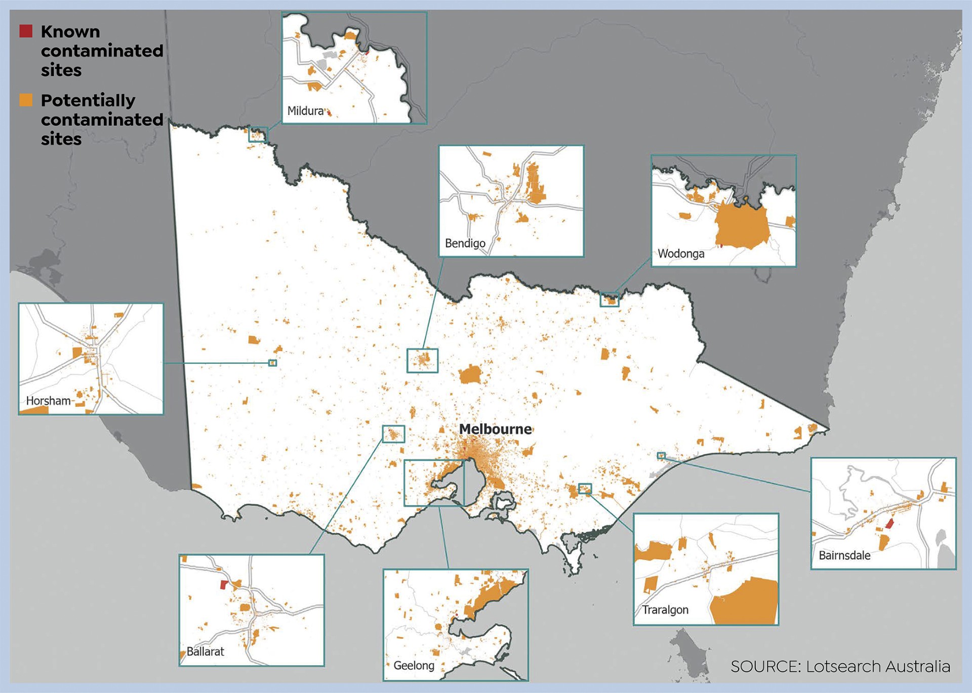 Contamination sites mapped out - and how the States are ramping up ...